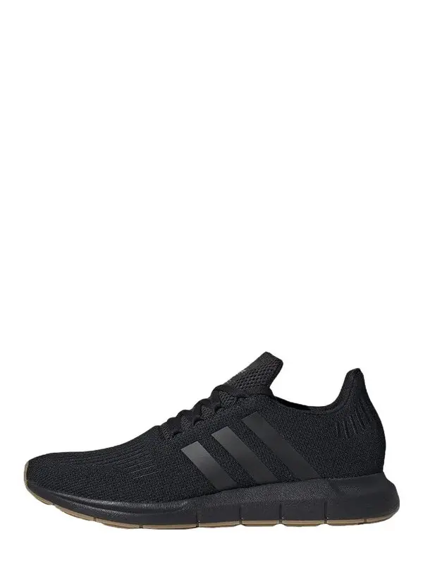 Adidas Swift Run Gum Sneakers - Black