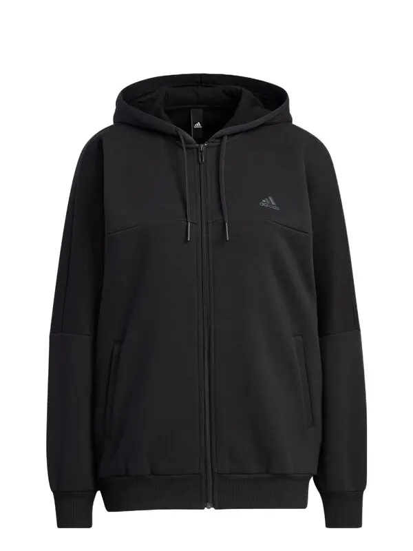 Adidas Word Fleece Full Zip Hoodie - Black