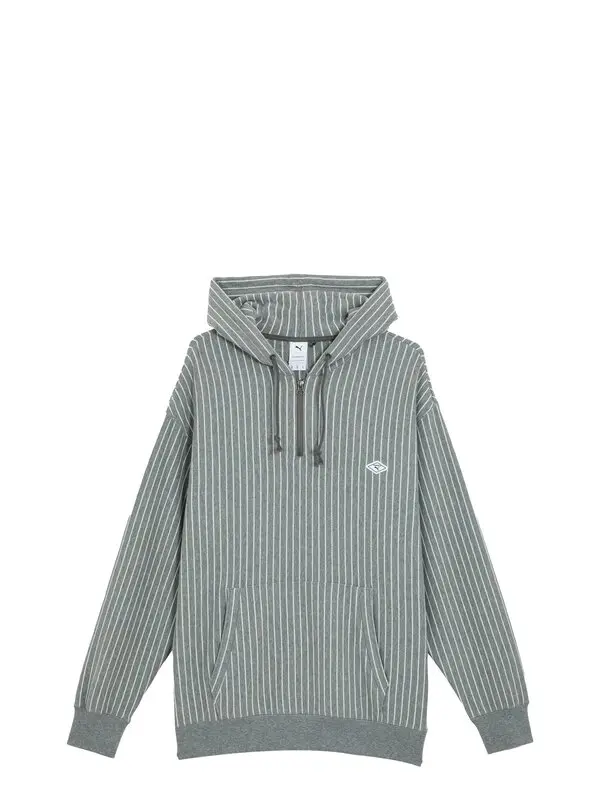 PUMA X Nanamica Striped Hoodie - Grey/white