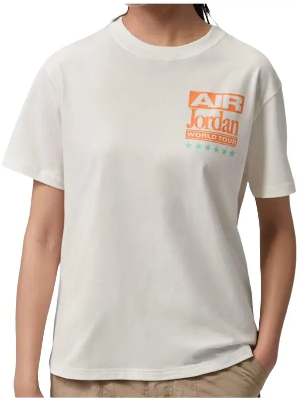 JORDAN Air "world Tour" T-shirt - Sail