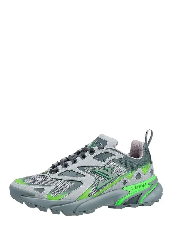 LOUIS VUITTON Runner Tatic Sneakers - Grey/green/teal