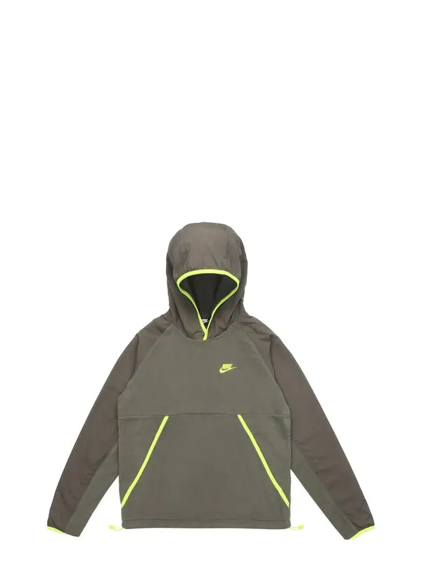 Nike Logo Print Hooded Long Sleeve Windbreaker - Default Color