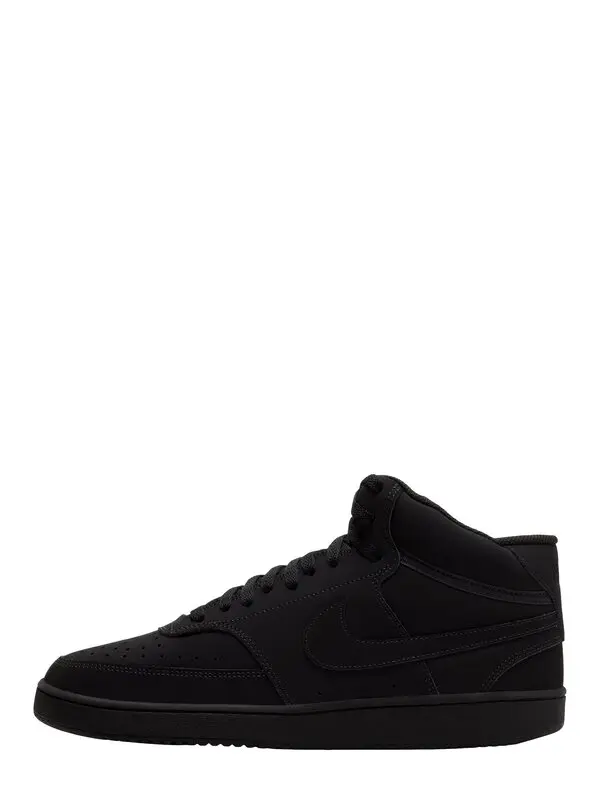 Nike Court Vision Mid High-top Sneakers - Black