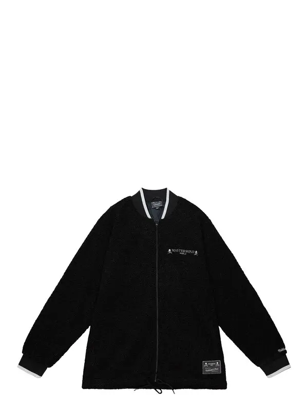 Mitchell & Ness X Mastermind Sherpa Jacket - Black/white
