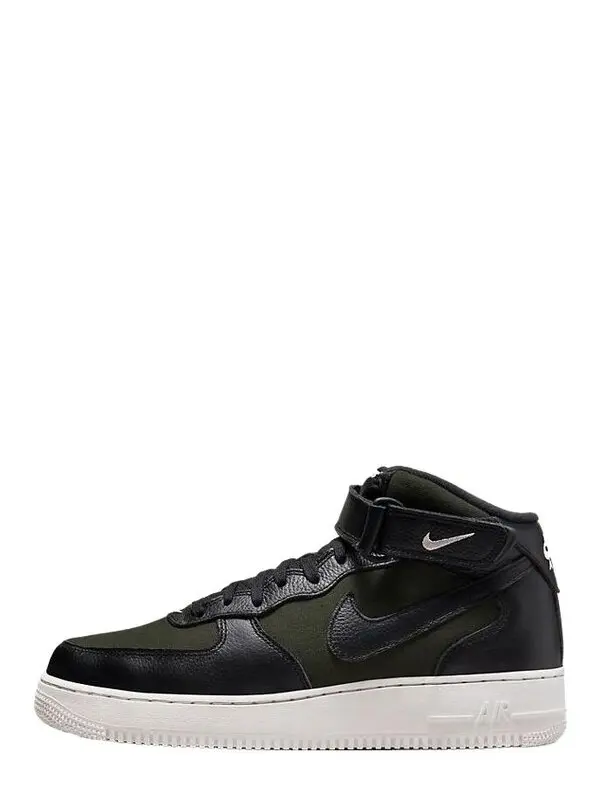 Nike Force 1 Mid 'sequoia' Sneakers - Olive/black/sail