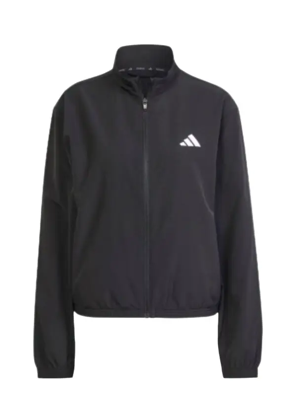 Adidas Train Essentials 3-stripes Woven Jacket - Black/white