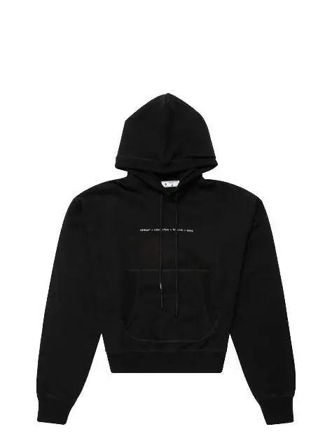 Off-White Fw21 Arrow Hoodie - Black