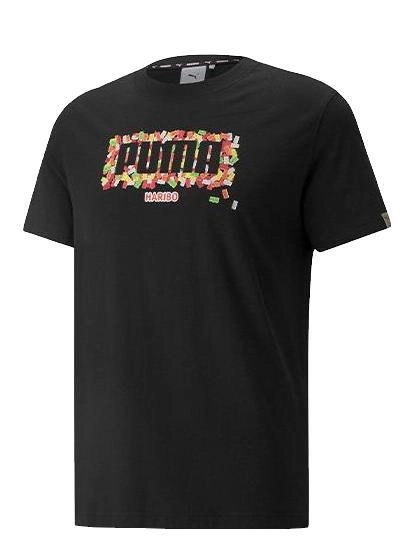 PUMA X Haribo Printing Round-neck Tee - Black