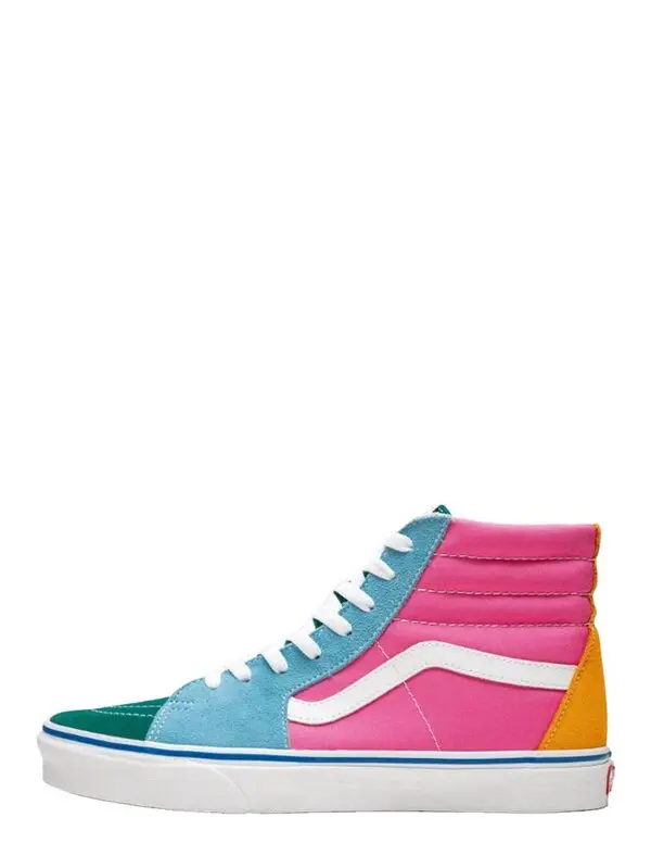 VANS Sk8-hi High Top Sneakers - Pink/blue