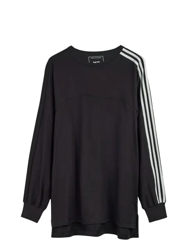Adidas Y-3 3-stripes Long-sleeve T-shirt - Black