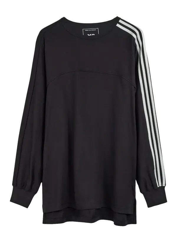Adidas Y-3 3-stripes Long-sleeve T-shirt - Black