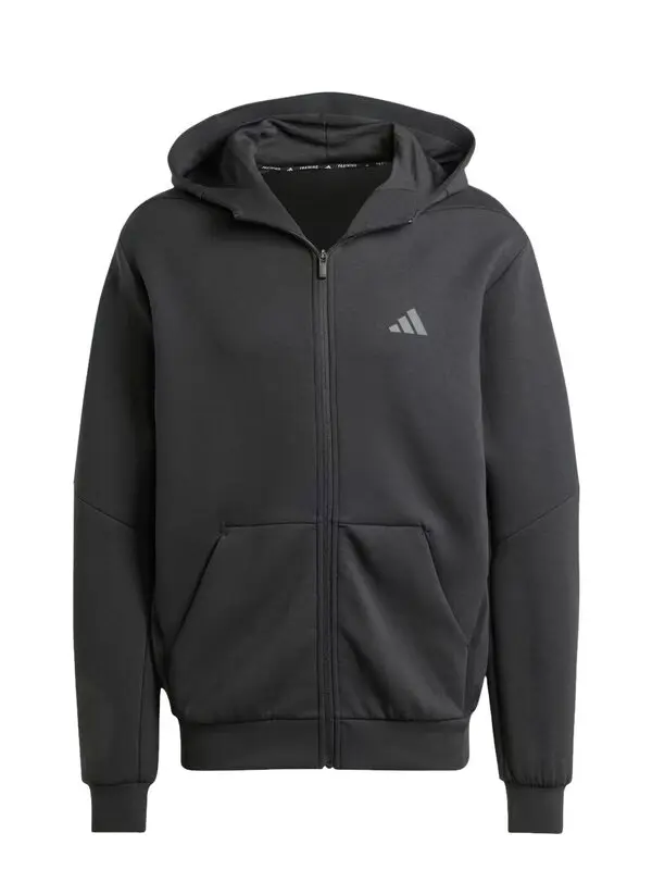 Adidas Designed For Training Full-zip Track Jacket - Black