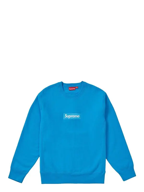 Supreme Box Logo Crewneck - Blue