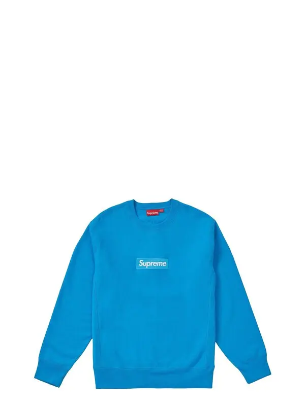 Supreme Box Logo Crewneck - Blue