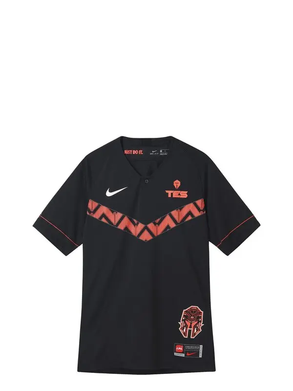 Nike X Lpltes Tournament Short Sleeve T-shirt - Black