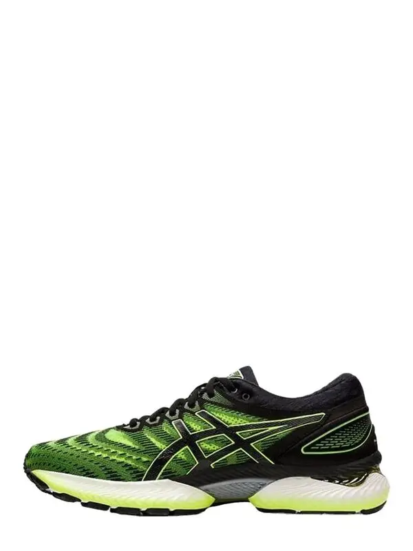 Asics Gel-nimbus 22 Running Shoes - Black/green