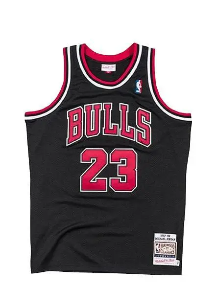 Mitchell & Ness Michael Jordan Chicago Bulls 1997/98 Authentic Jersey - Black/red