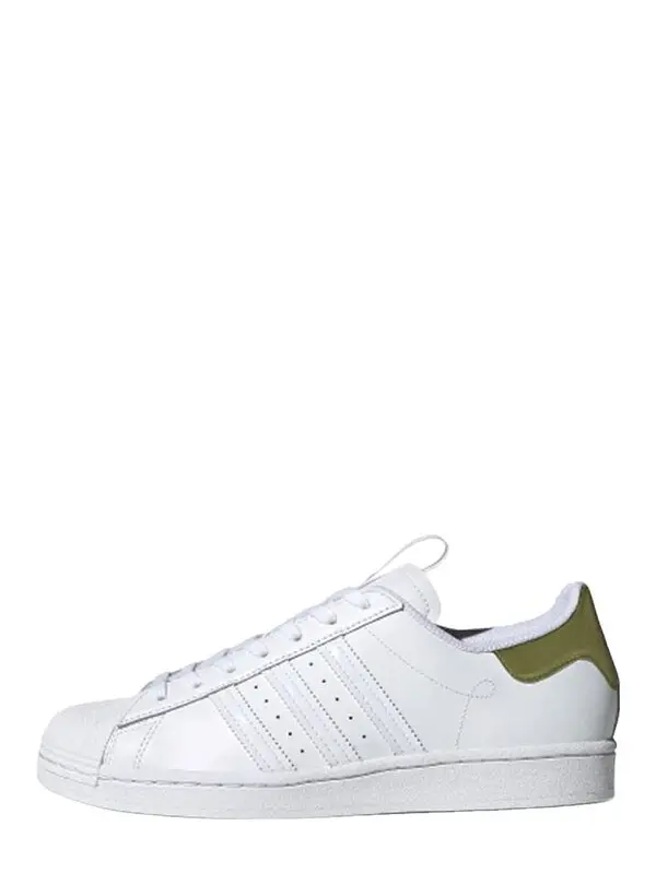 Adidas Originals Superstar Sneakers - White/green