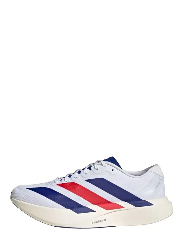 Adidas Adizero Evo Sl Woven Sneakers - Cloud White/mystery Ink/pure Ruby