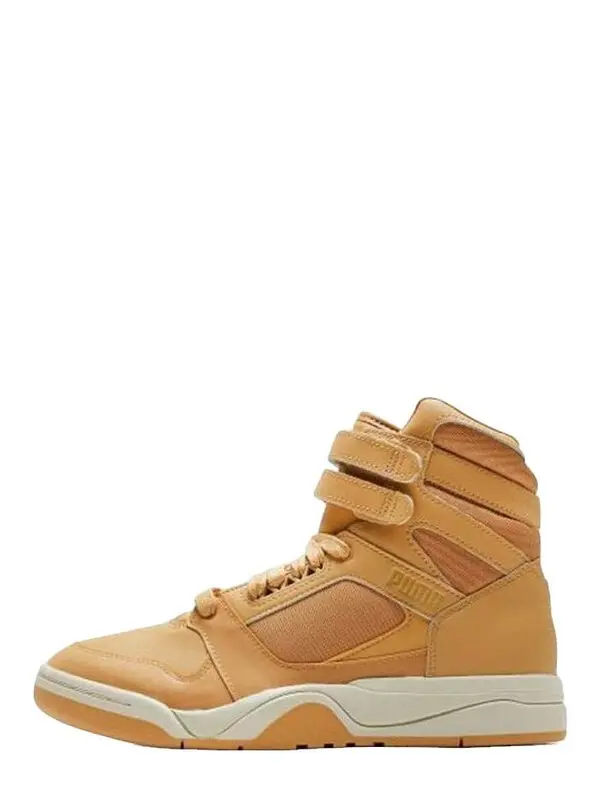 PUMA Palace Guard Mid Courtside Sneakers - Brown/white