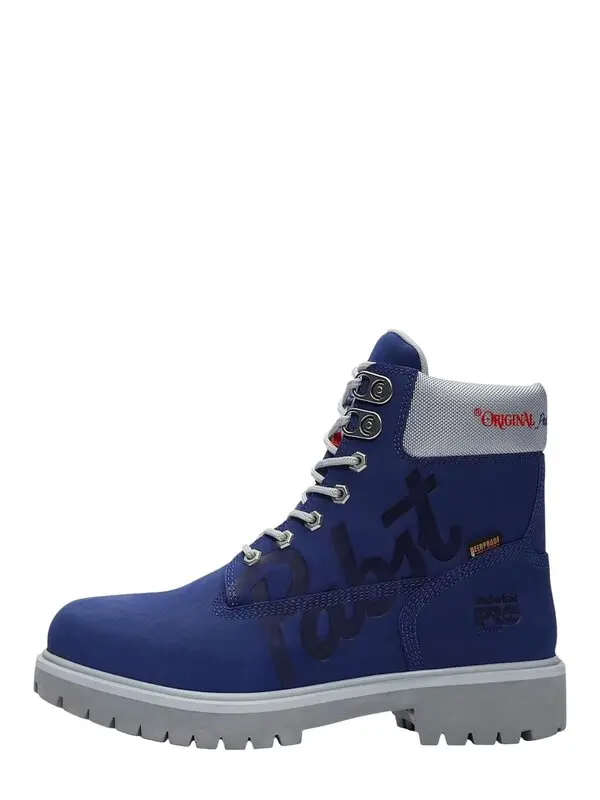 Timberland X Pabst Ribbon 6-inch Soft Toe Work Boot - Blue