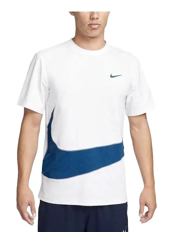 Nike Dri-fit Uv Hyverse T-shirt - White/blue
