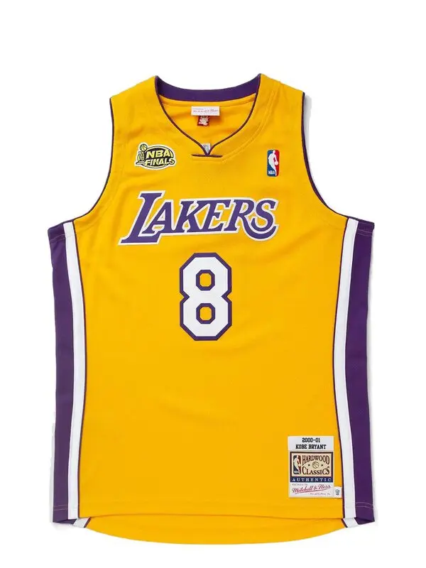 Mitchell & Ness Nba Kobe Bryant Los Angeles Lakers 2000/01 Jersey #8 - Yellow