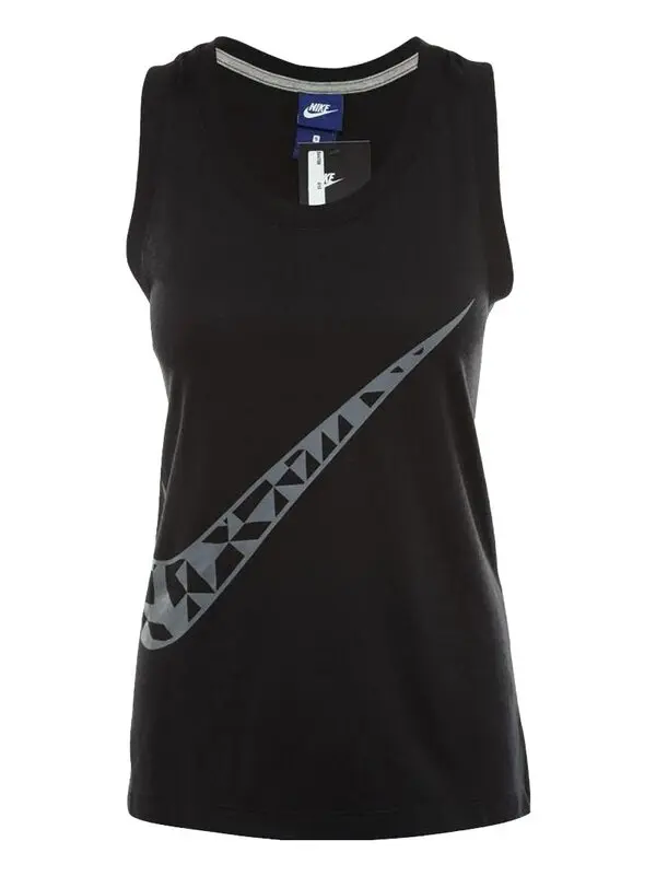 Nike Graphic Swoosh Tank Top - Black/grey