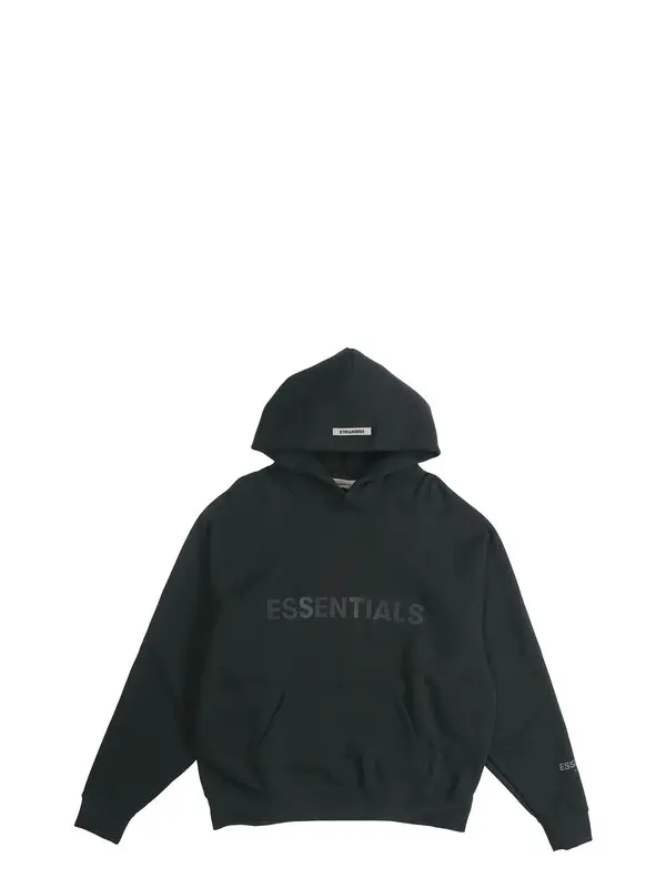 Fear Of God Logo Hoodie - Black