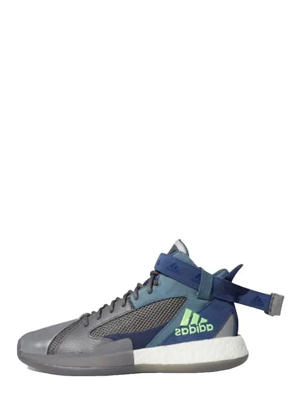 Adidas Posterize "grey Legacy " High Top Sneakers - Blue