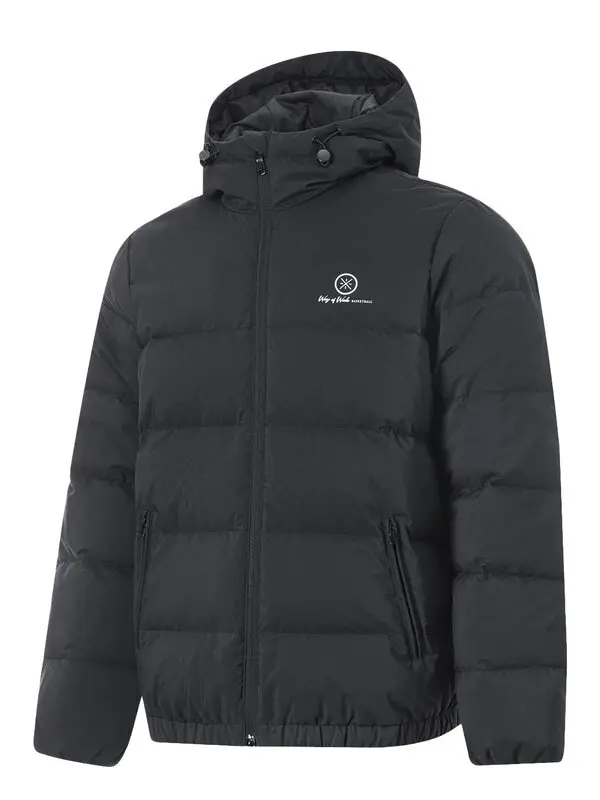 LI-NING Way Of Wade Graphic Down Hooded Jacket - Black