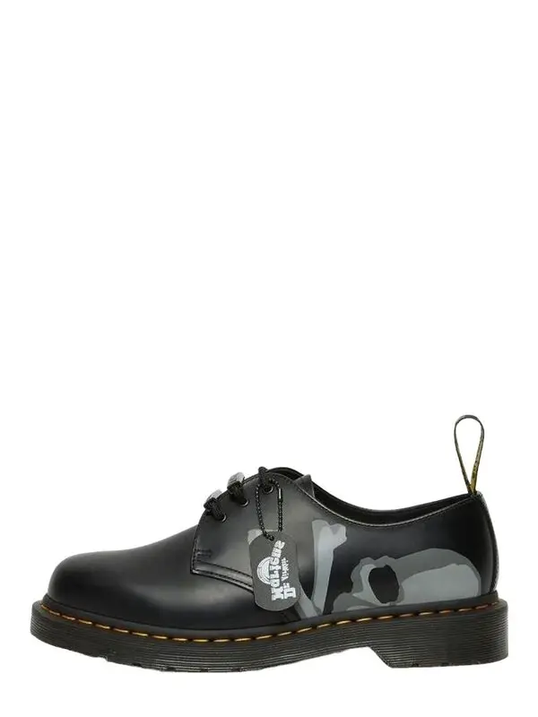 Dr. Martens Bape X Mastermind Japan X 1461 'skull' Shoe - Black