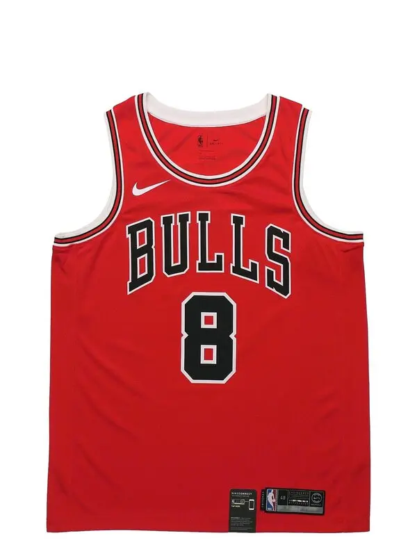 Nike Nba Chicago Bulls Zach Lavine Fan Edition Jersey - Red