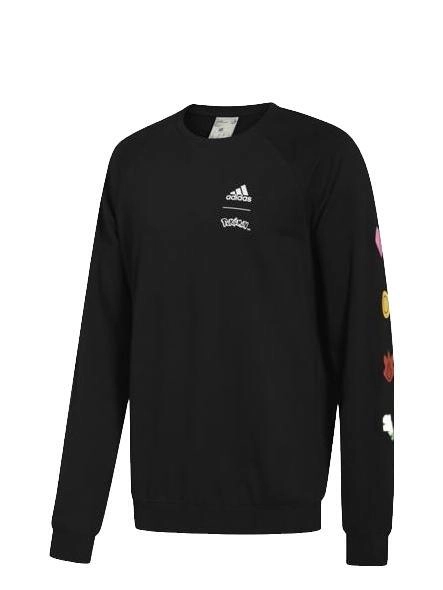 Adidas X Pokemon Crossover Printed Training Pullover - Black