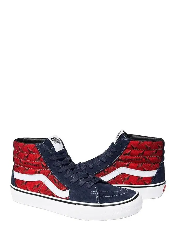 VANS Supreme X Sk8-hi Pro Diamond Plate - Blue