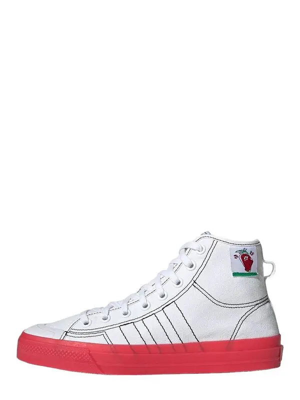 Adidas Nizza Hi Rf Sneakers - White/red