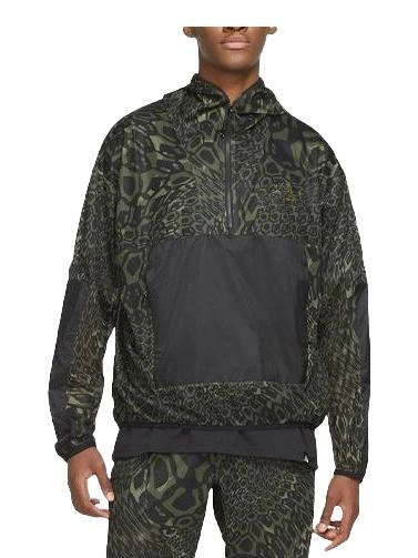 Nike Hooded Jacket With Contrasting Panels - Multi-color