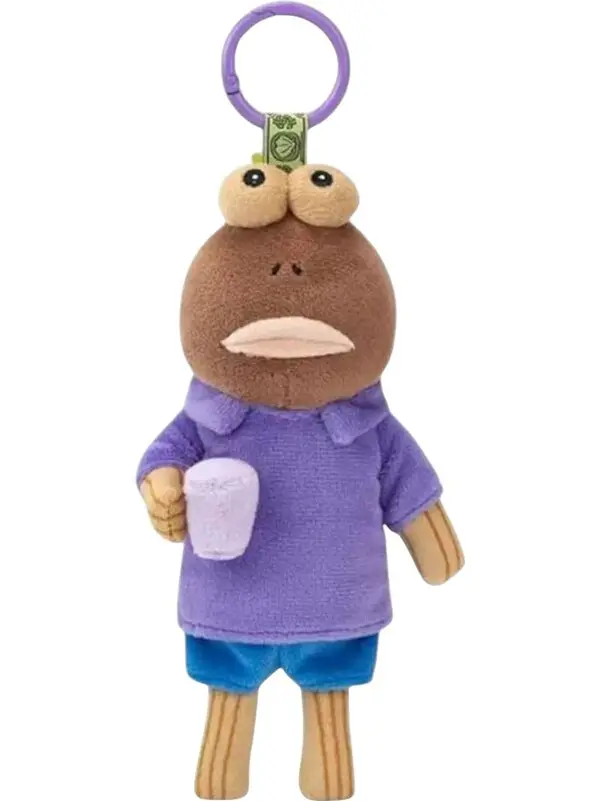 POP MART X Bikini Bottom Buddies Plush Whimsical Dazed Fish - Multi-color