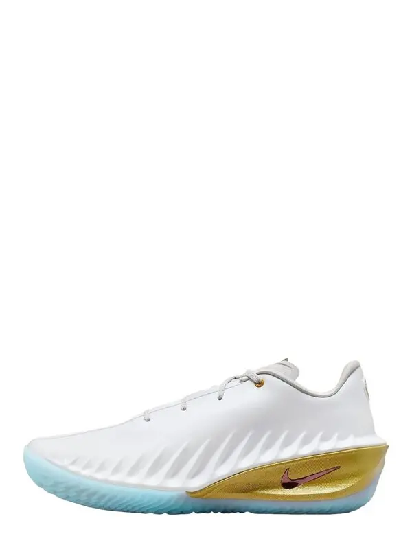 Nike Zoom G.t. Cut "year Of The Horse" Sneakers - White/light Chocolate/metallic Gold