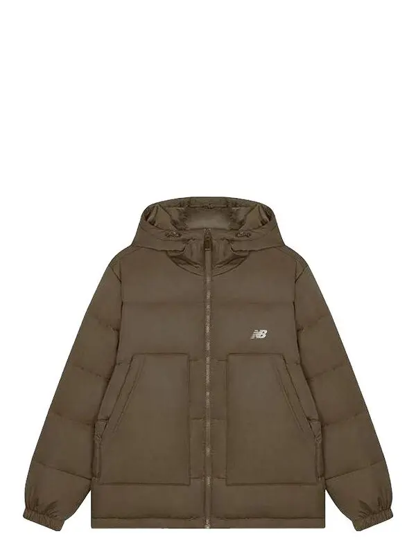 NEW BALANCE Puffer Jacket - Brown