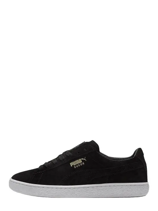 PUMA Suede Classic Metal Badge Sneakers - Black/white