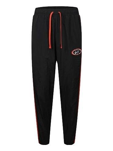 Nike As Throwback Woven Pants - Black/orange