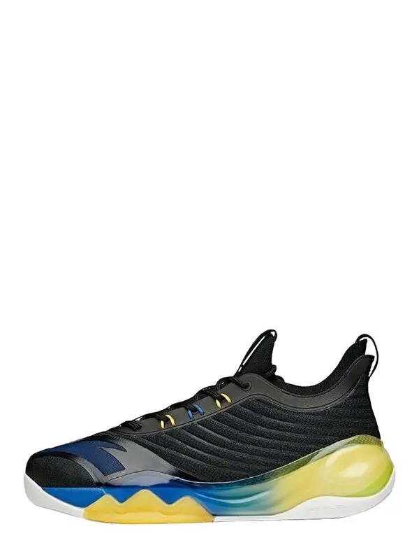 ANTA Kt6 "away" Athletic Sneakers - Black/yellow/blue