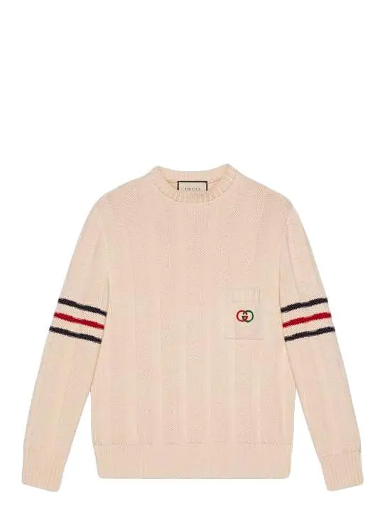Gucci Cotton Knit Sweater - Ivory