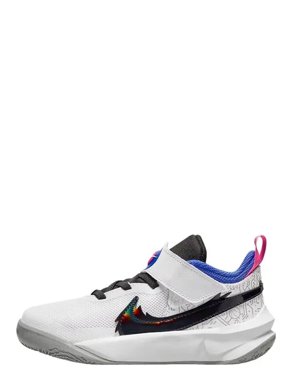Nike Space Jam X Team Hustle D10 Se 'computer Chip' Sneakers - White/black/blue