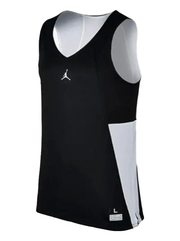 JORDAN Reversible Basketball Tank Top - Black