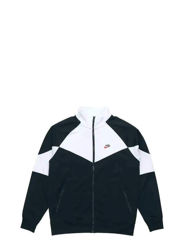 Nike Windrunner Paneled Zip-up Jacket - Black