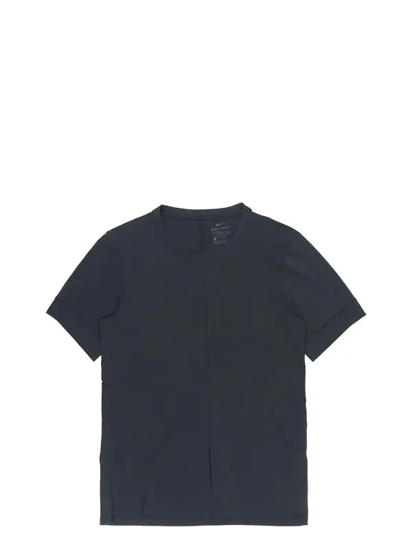 Nike Dri-fit Yoga Short Sleeve Shirt - Black