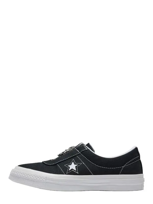 CONVERSE One Star Slip-on Sneakers With Zipper Detail - Black
