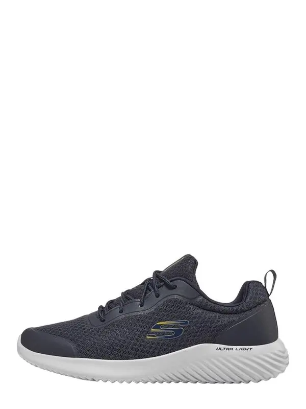 Sketchers Bounder Athletic Sneakers - Navy/white